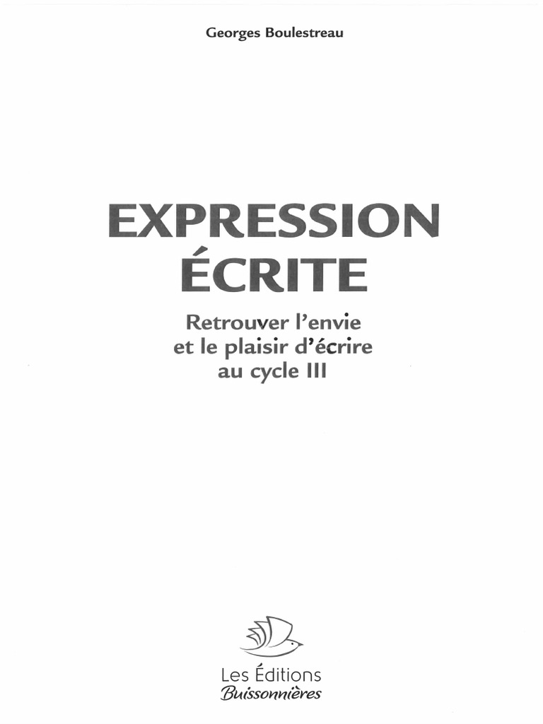 Expression Écrite | PDF