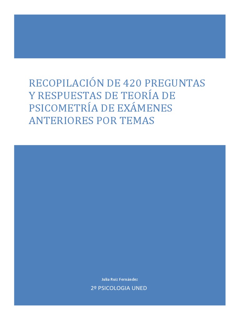 Recopilación de 420 Preguntas y Repuestas de Teoría de Exámenes Anteriores Por Temas | Descargar ...