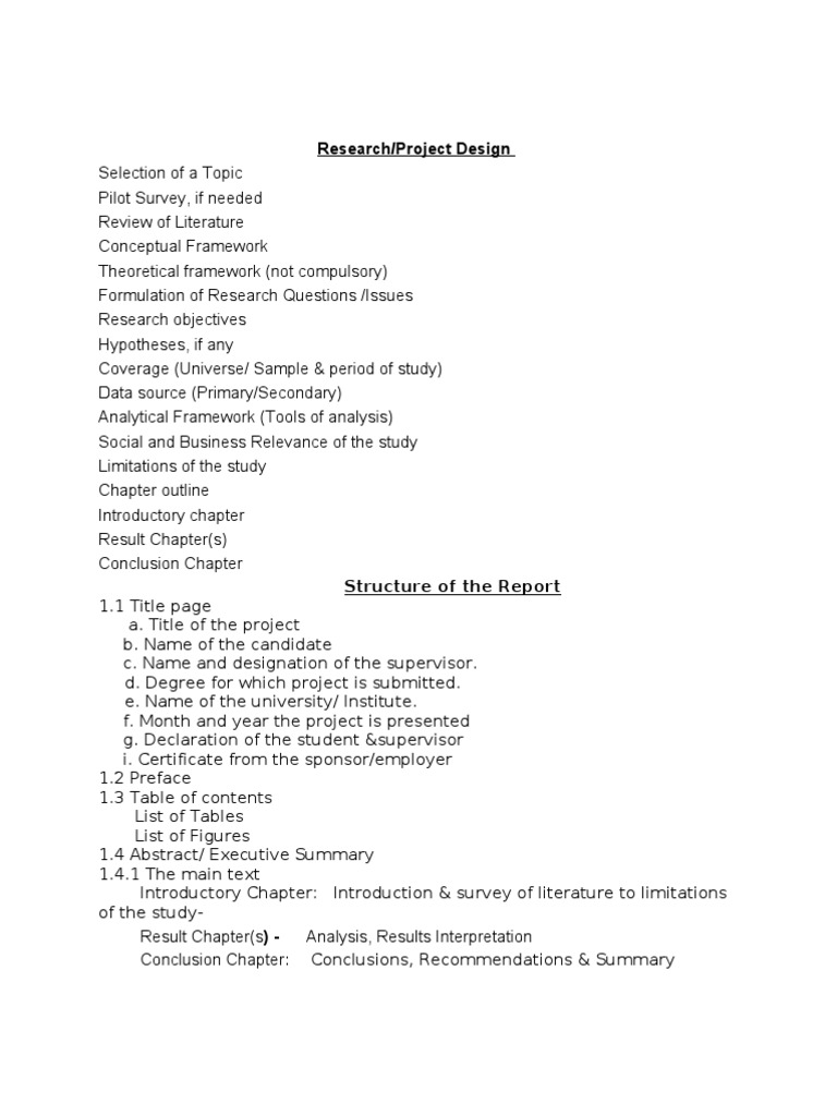 MBA Project Report | PDF | Hypothesis | Survey Methodology