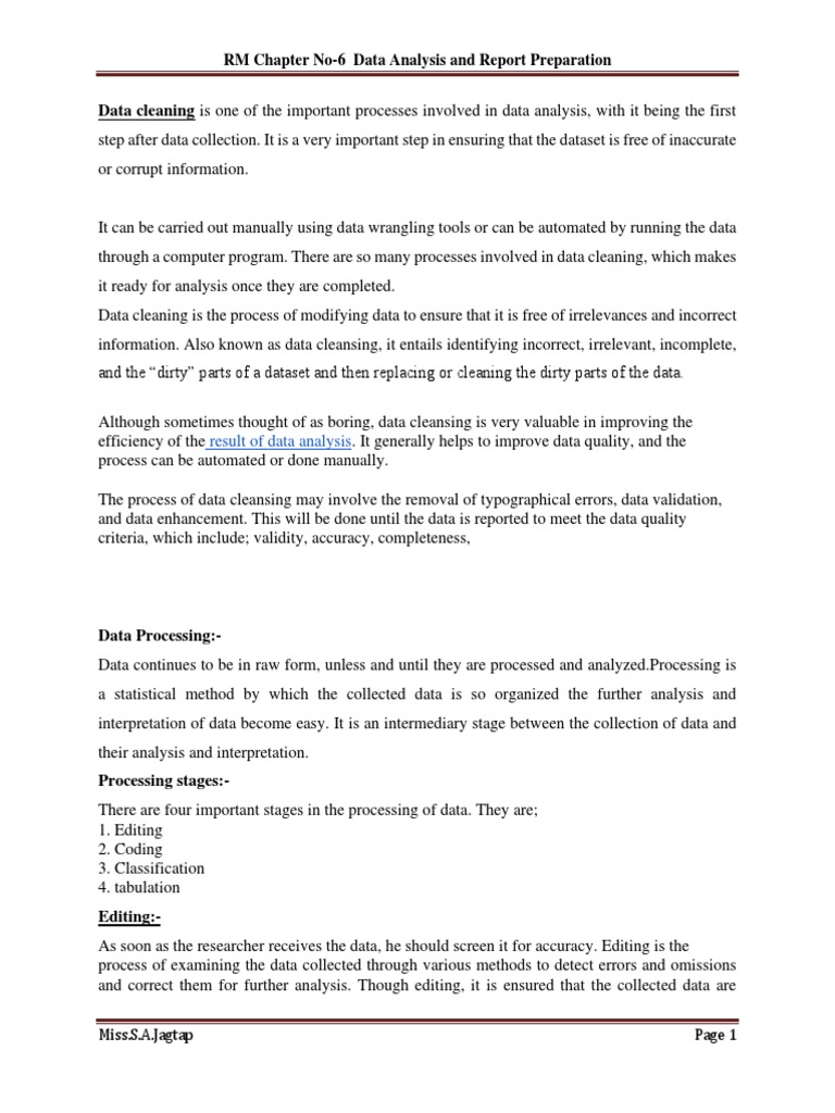 Module 6 Data Analysis and Report Preparation | PDF | Chi Squared Test ...