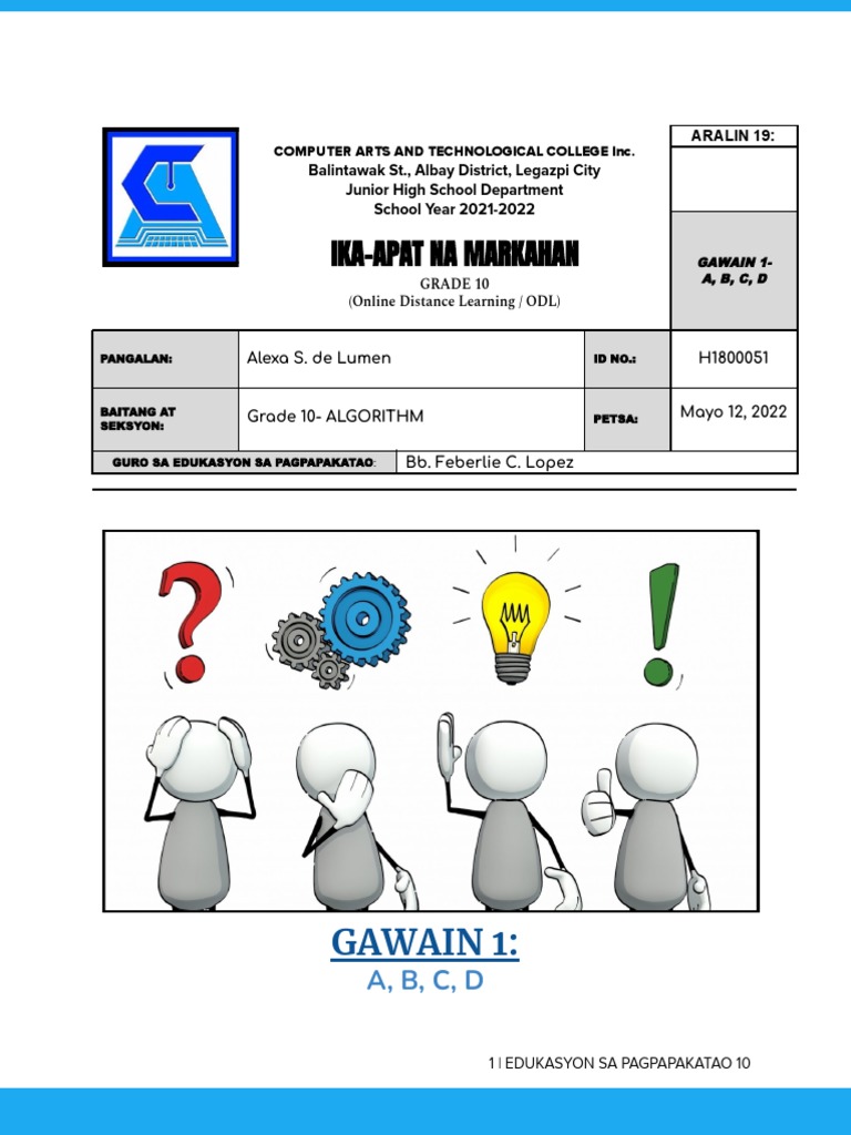 Aralin 19: Bisa NG Katotohanan Sa Tunay Na Buhay (EDUKASYON SA ...