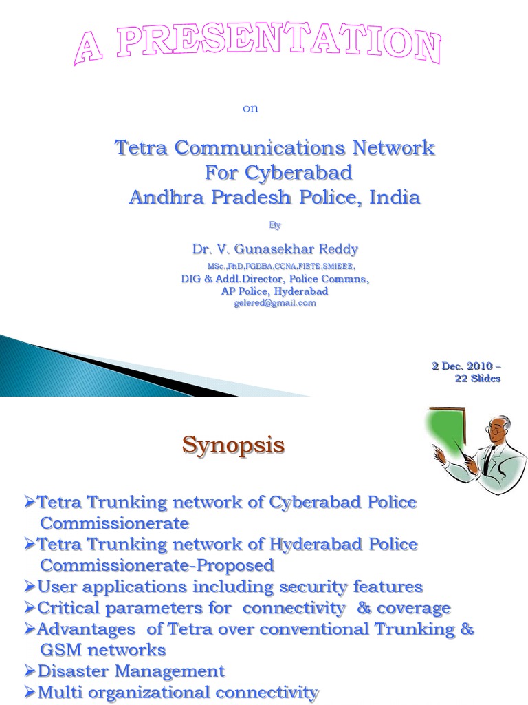 TETRA Network in Cyberabed | PDF | Base Station | Telecommunication