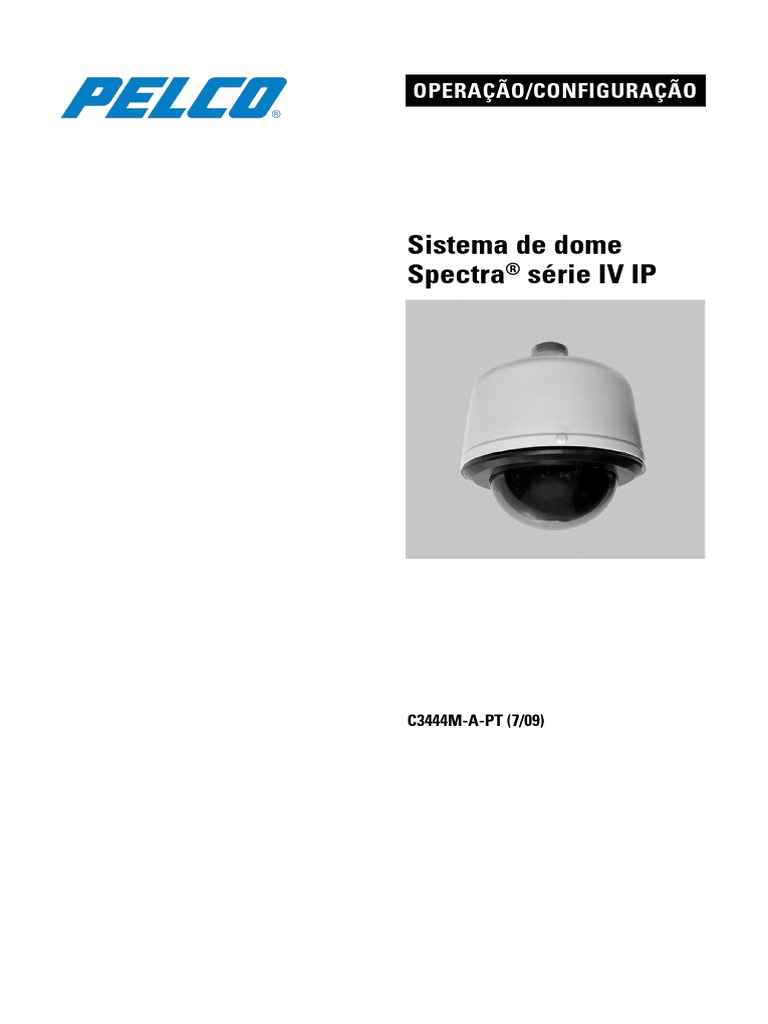 Spectra IV IP Series Dome System Operation Configuration Manual ...
