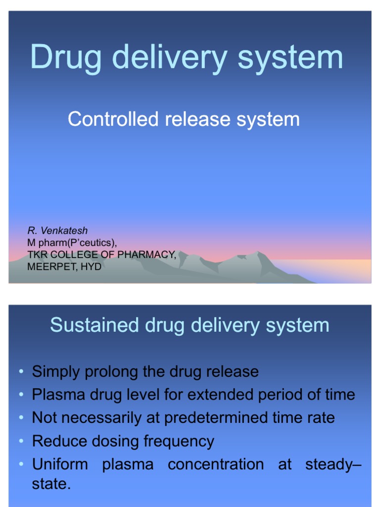 Control Drug Delivery System