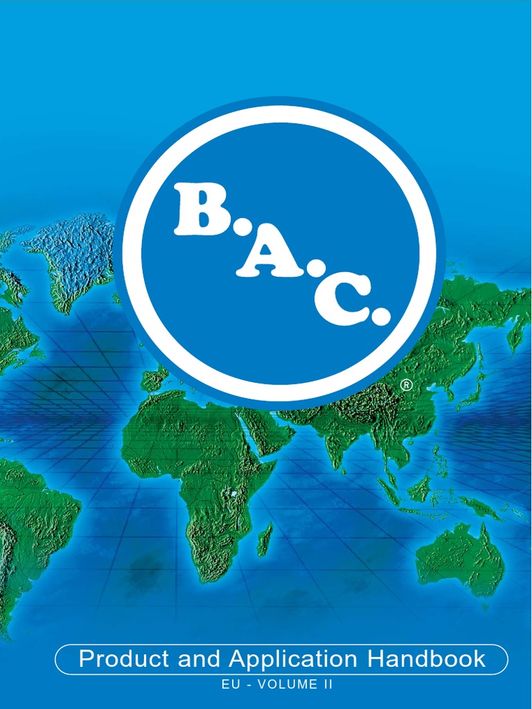 BAC Product and Application Handbook | PDF | Air Conditioning | Duct (Flow)