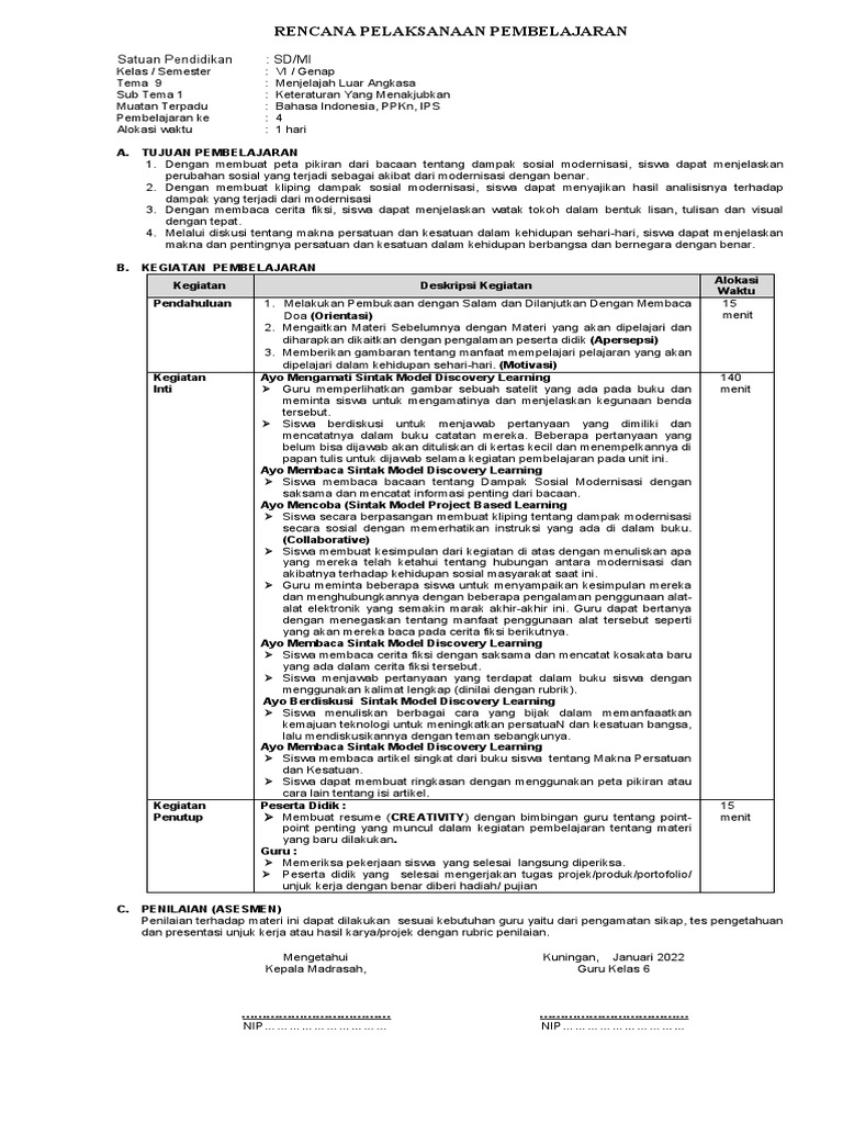 6.9.1.4 Kelas 6 T9 ST1 PB4 | PDF