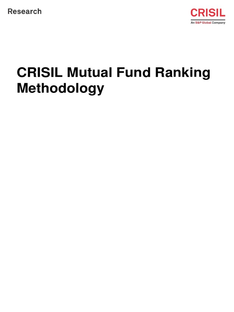 CRISIL Mutual Fund Ranking Methodology | PDF | Financial Analyst | Bond ...