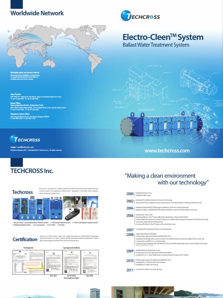 Worldwide Network: Electro-Cleen System | PDF | Disinfectant | Oil Tanker