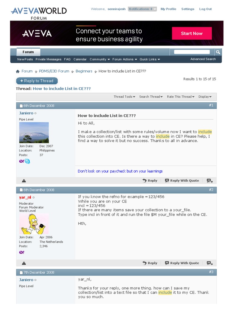 How To Include List in CE | PDF | Internet Forum | World Wide Web