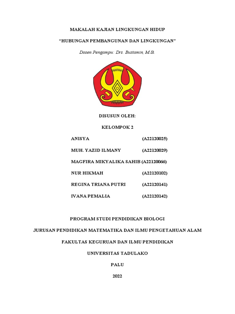 Pembangunan dan Lingkungan | PDF