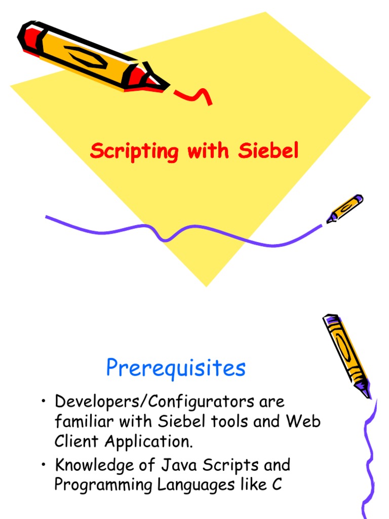 Scripting With Siebel Pdf Scripting Language Data Type