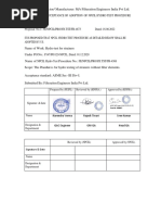 Hydrostatic Pressure Test Report | PDF