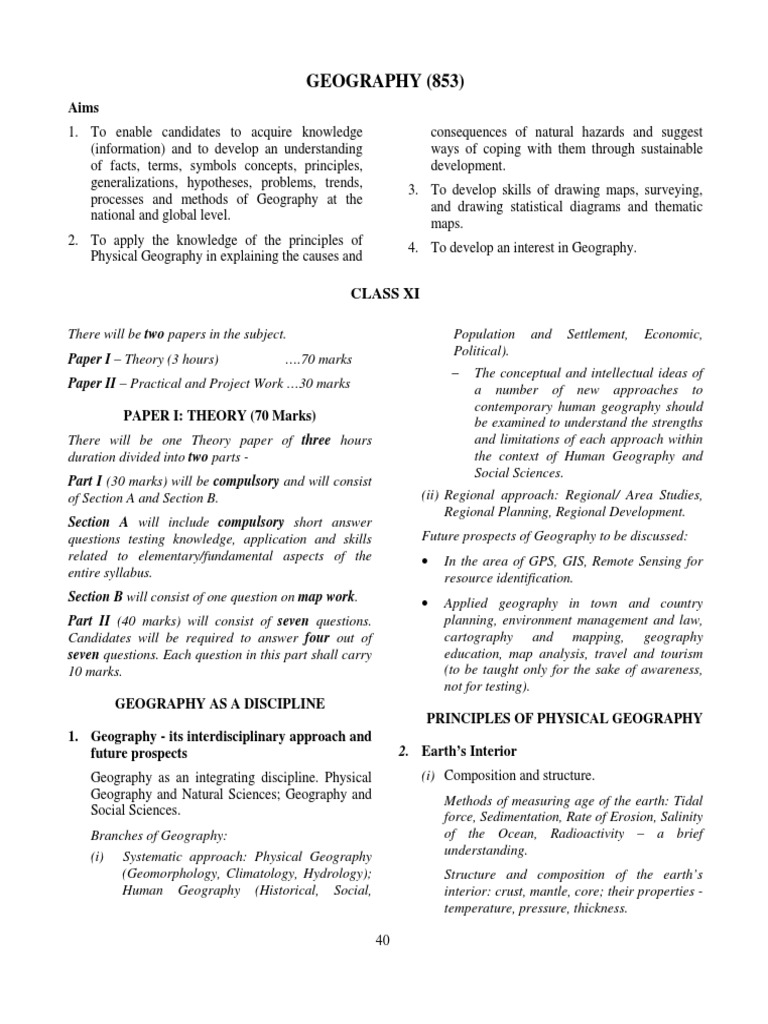 Geography Class XI | PDF | Rock (Geology) | Agriculture