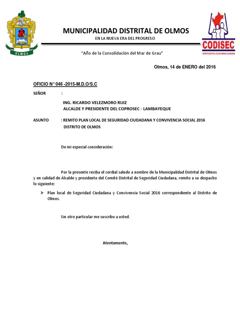 2016 Plan CODISEC | PDF | Gobierno