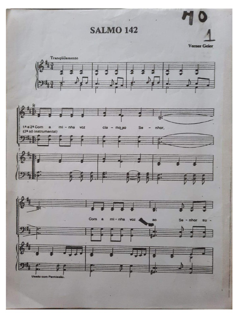 Salmo 142 - Verner Geier | PDF