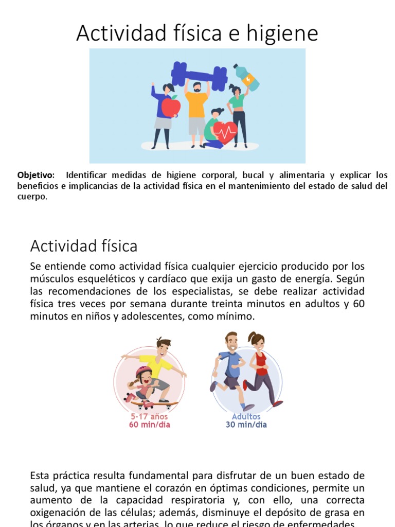Higiene y Actividad Física en Adolescentes | PDF