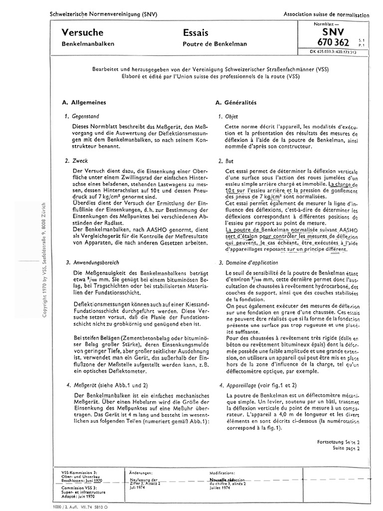 Poutre BENKELMAN | PDF