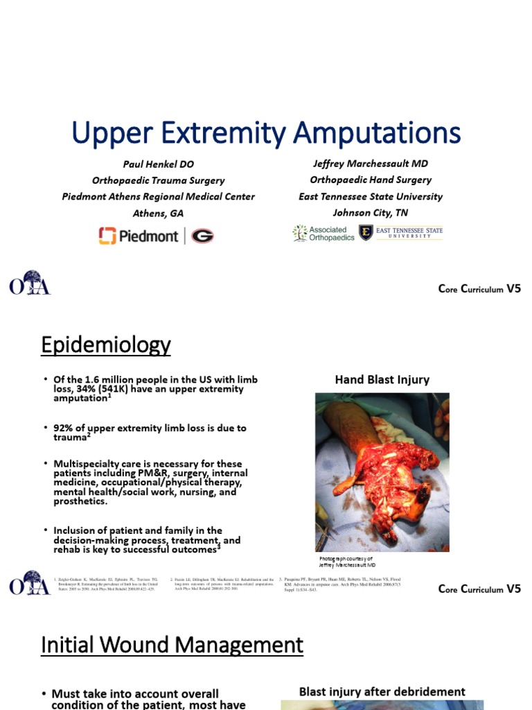 UE 13 Amputations | PDF | Amputation | Prosthesis