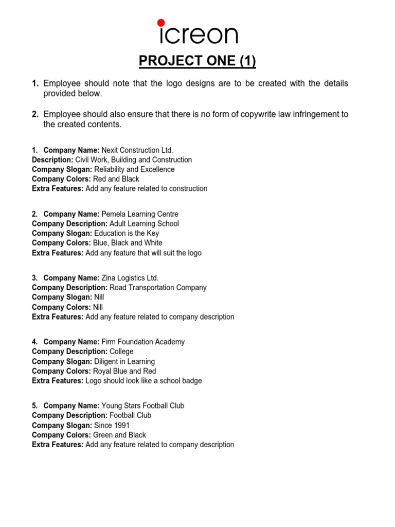 icreon project | PDF