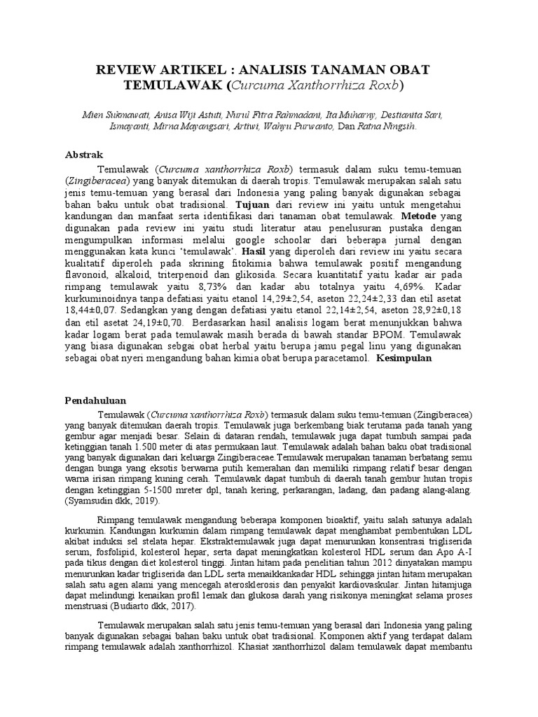 REVIEW ARTIKEL Kel 4-22 | PDF