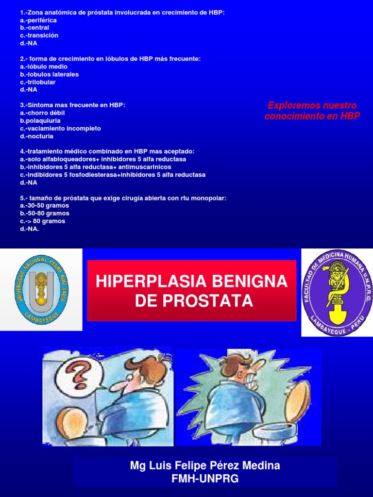 Hiperplasia Benigna de Próstata | PDF | Antígeno específico de la ...