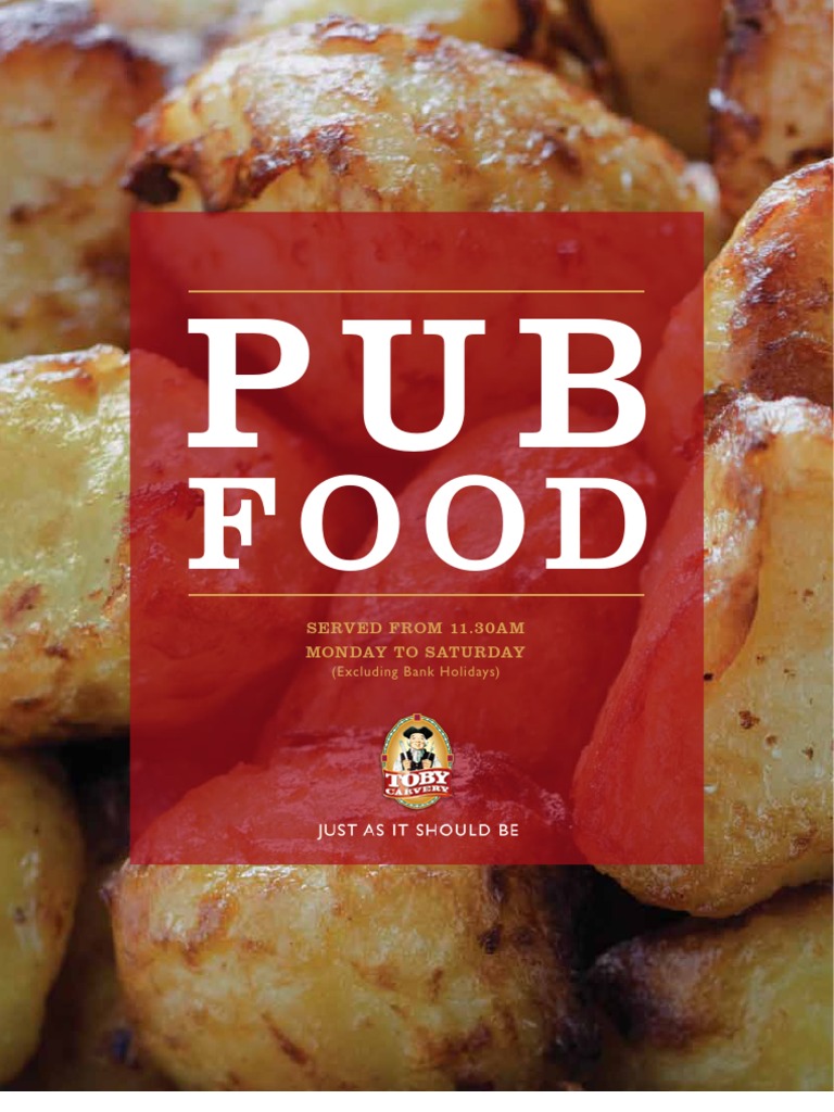 Toby Carvery Menu and Prices Overview | PDF | Cooking, Food & Wine