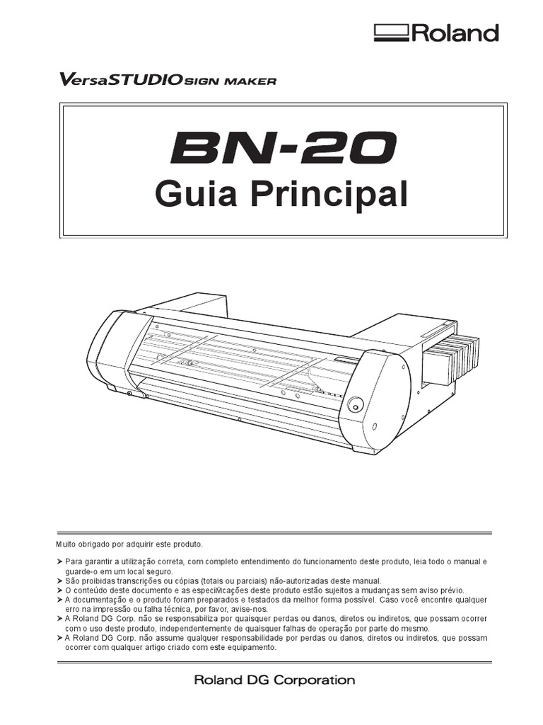 BN-20 - Manual Do Usuário | PDF | Impressão | Impressora (informática)