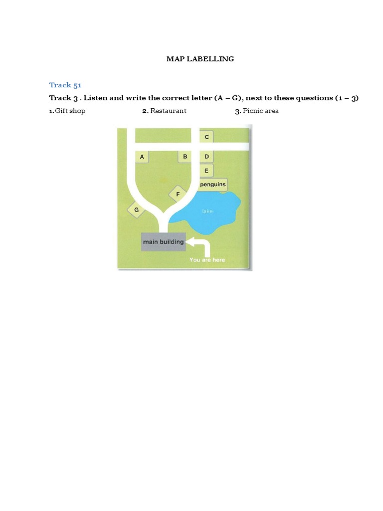 Listening Matching Info-Map | PDF