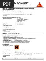 MSDS Oil Spill Dispersant Type I 20180201 | PDF | Toxicity | Waste