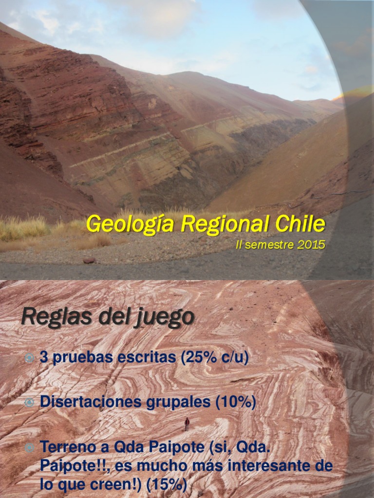 Unidad I - 2015 | PDF | Roca (geología) | Andes