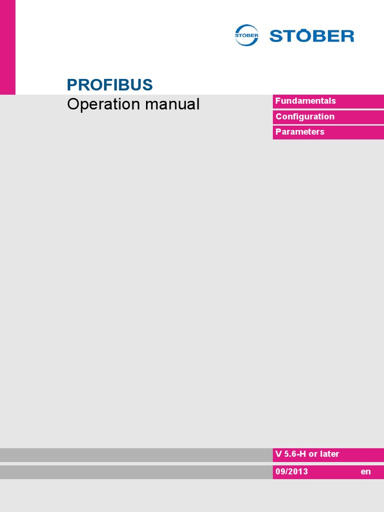 Profibus: Operation Manual | PDF | Electrical Connector | Electrical Engineering