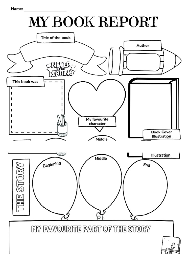 Book Report-Summer Homewrok | PDF