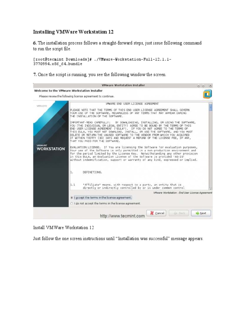 Installing VMWare Workstation 12 | PDF | Computer Science | Operating System Technology