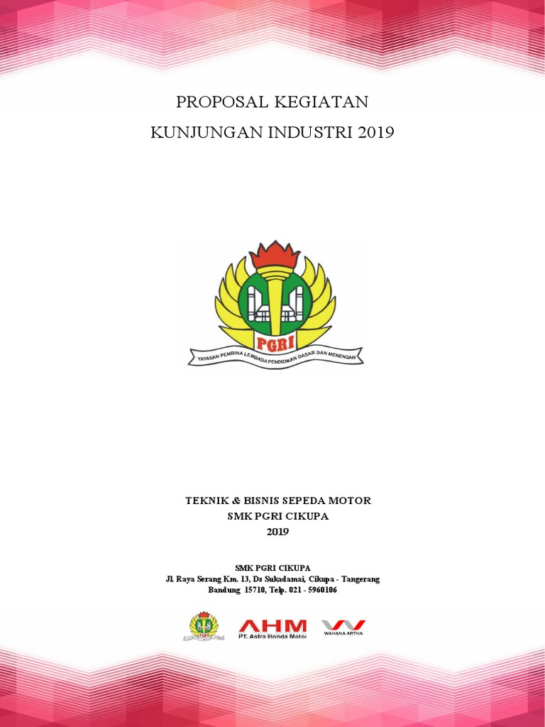 Proposal Kunjungan Industri | PDF