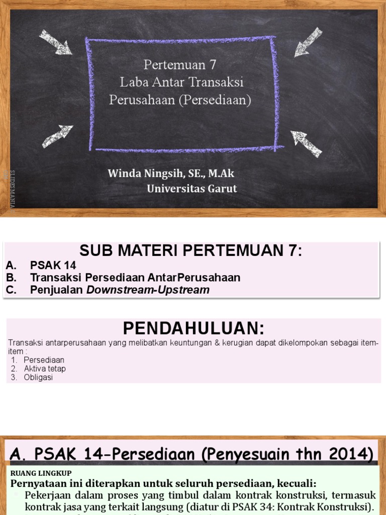 Pertemuan 7 - Transaksi Antar Perusahaan (Persediaan) | PDF