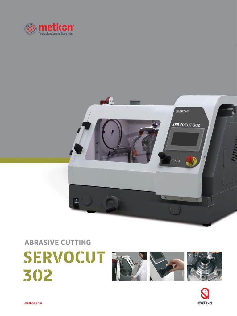 Servocut 302: Abrasive Cutting | PDF | Coolant | Machines