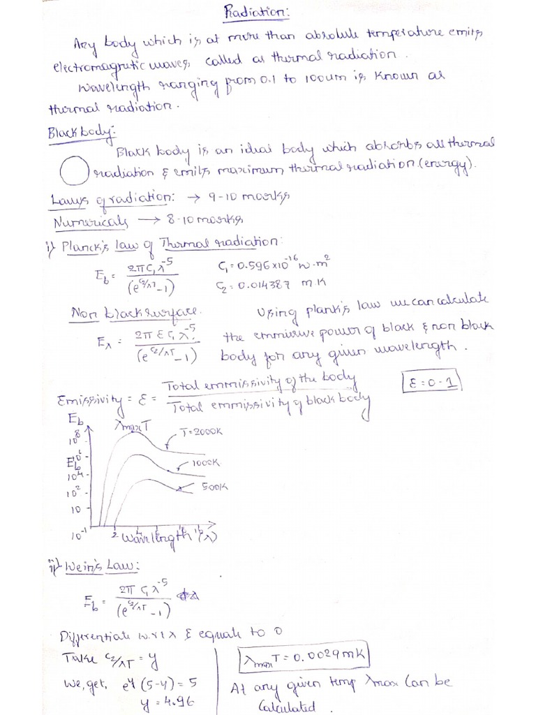 Radiation Class Notes | PDF