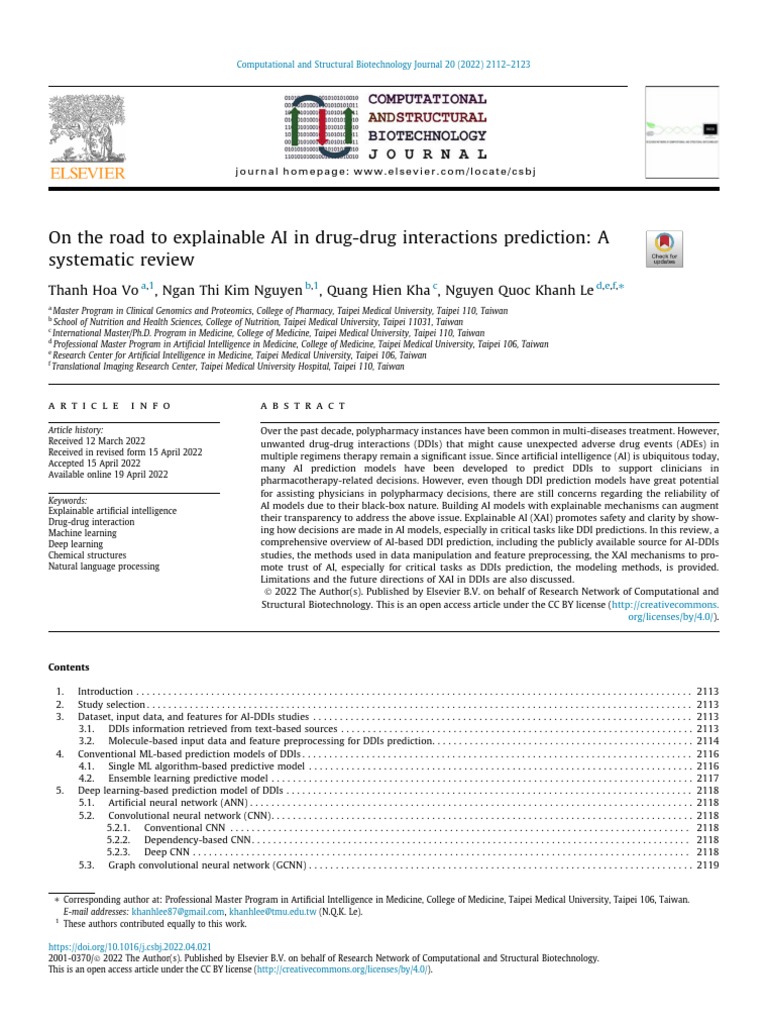 On The Road To Explainable AI in Drug-Drug Interactions Prediction: A ...