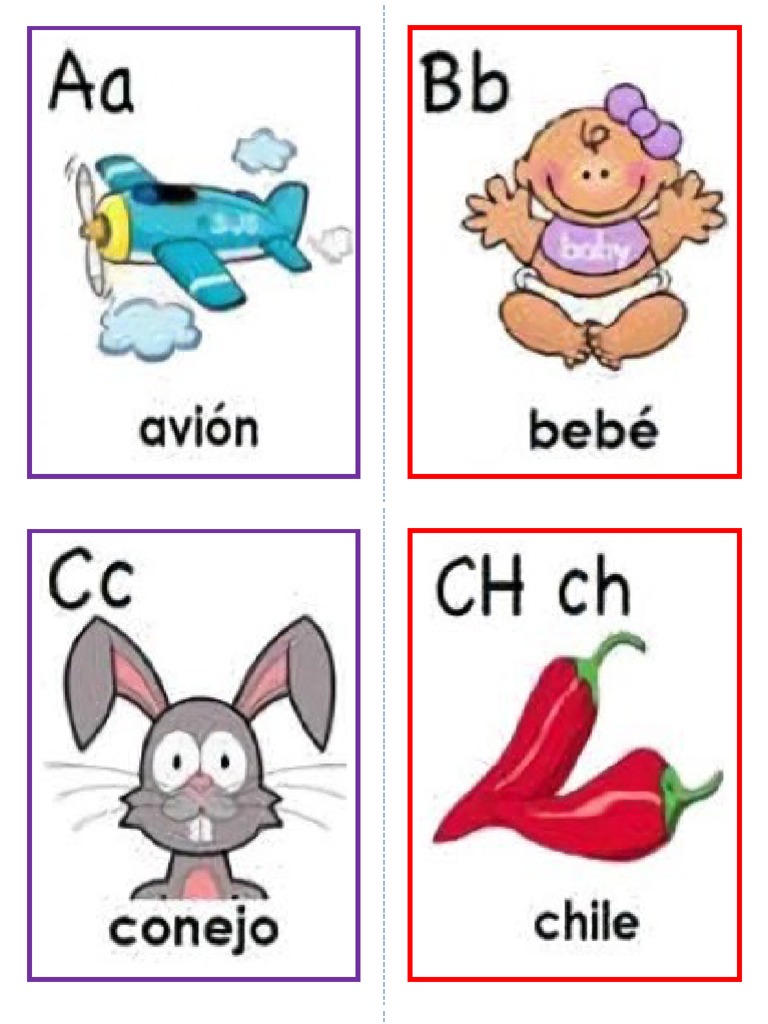 22 Abecedarios Tarjeta Media Carta | PDF