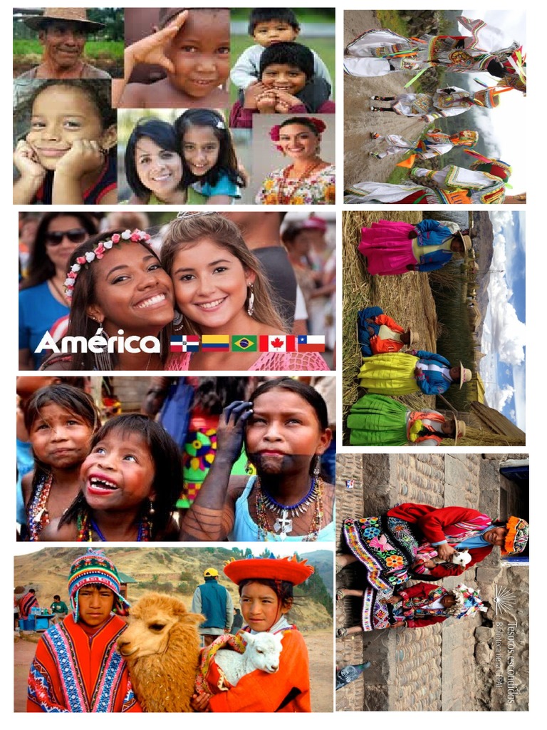 22 Collage Culturas Continente América | PDF