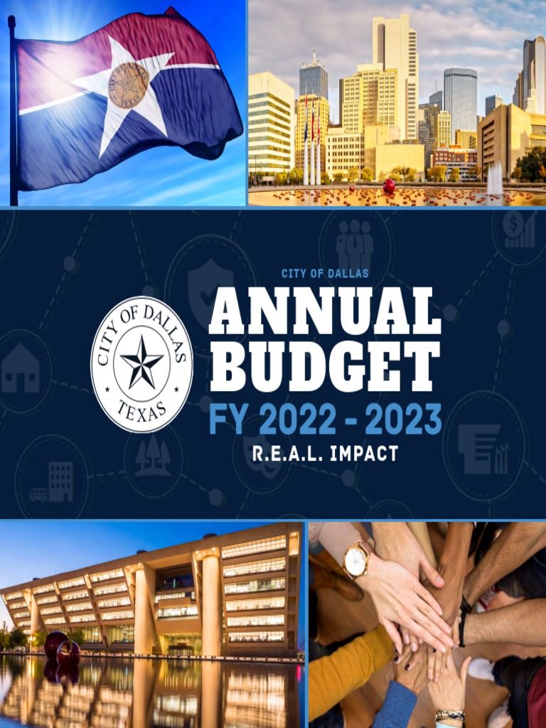 Dallas FY 2022-23 Budget Overview | PDF | City | Infrastructure
