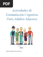 Cuaderno de Estimulación Cognitiva | PDF