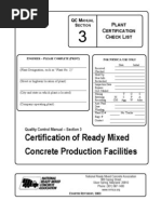 Daily Plant Inspection Report n | Concrete | Industries