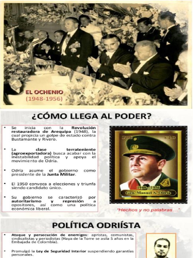 Gobierno de Odria | PDF