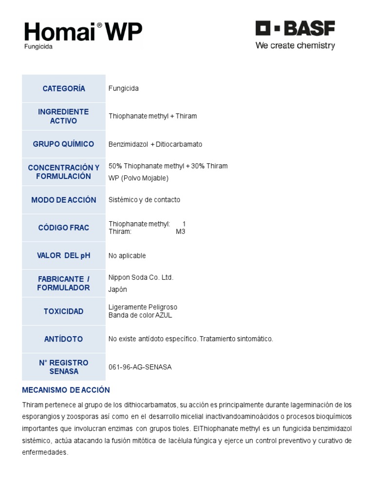 Ficha Tecnica Homai WP | PDF