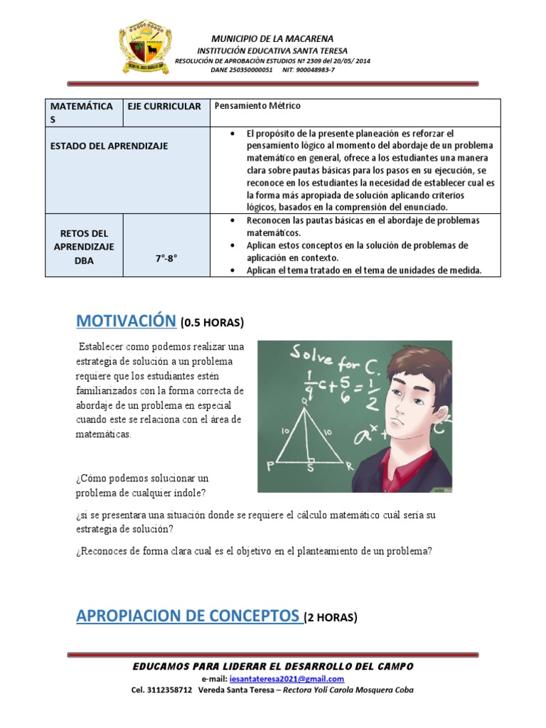 Estrategias para Resolver Problemas Matemáticos | PDF | Matemáticas ...