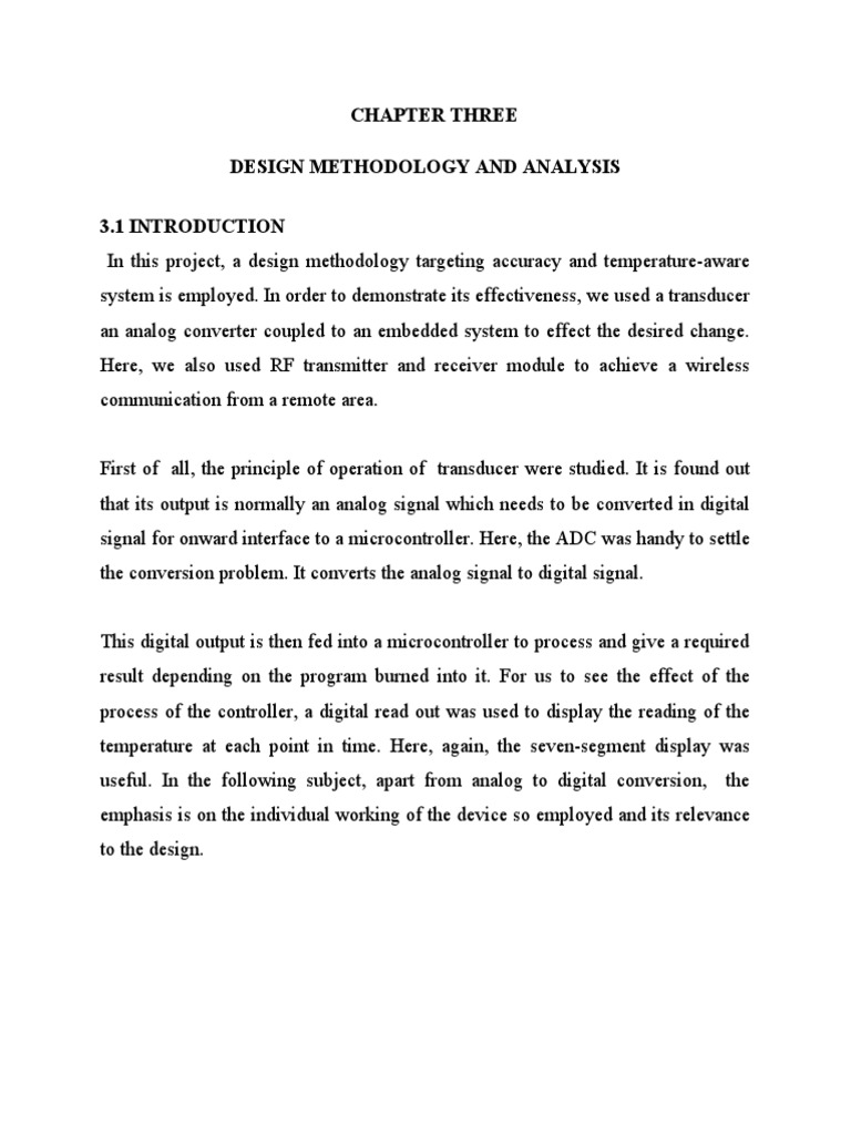 Telemetry Temperature Monitor Project Pdf Rectifier Analog To