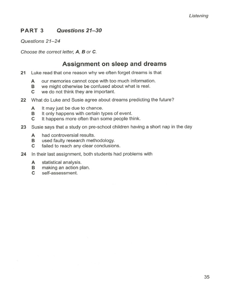 C1 - Lesson 34 - Listening 2 | PDF