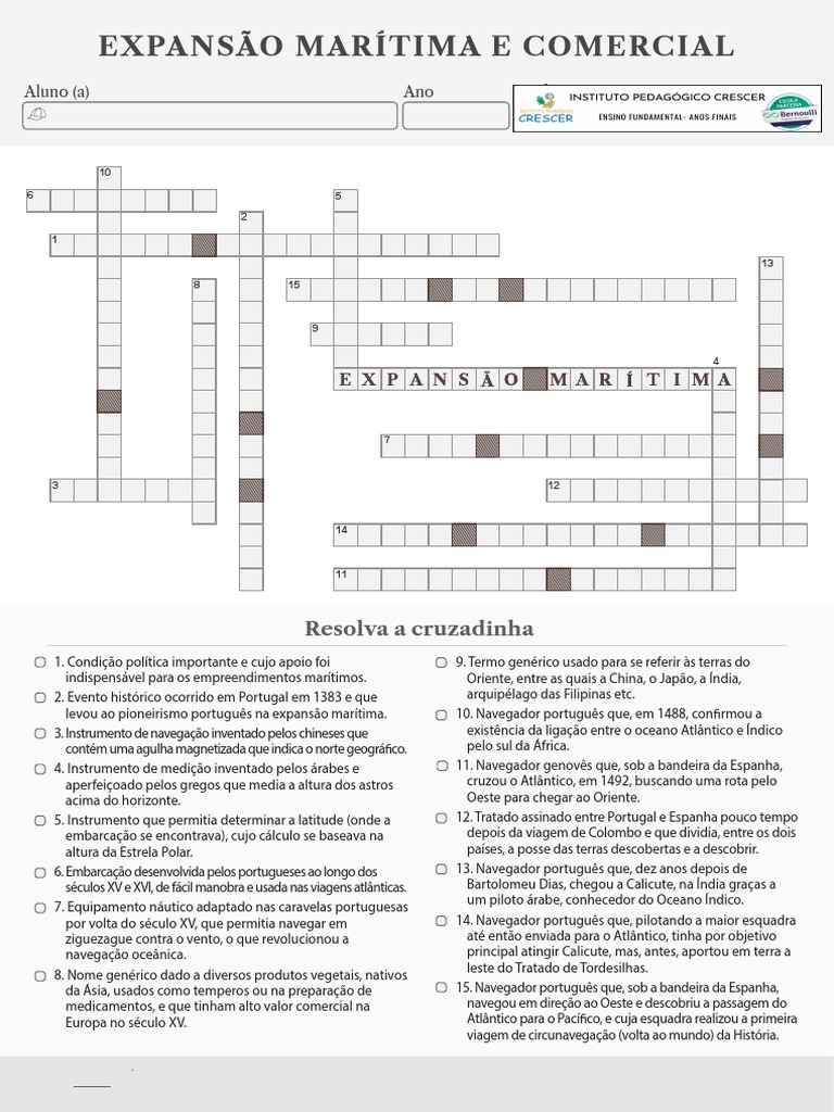 Expansão Marítima 7º Ano | PDF | Era dos Descobrimentos | Oceano Atlântico