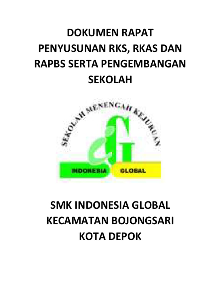 Rapat Penyusunan RKS dan RKAS SMK | PDF